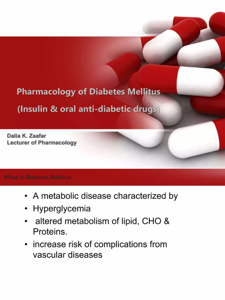 Insulin and OHA Drugs | PDF