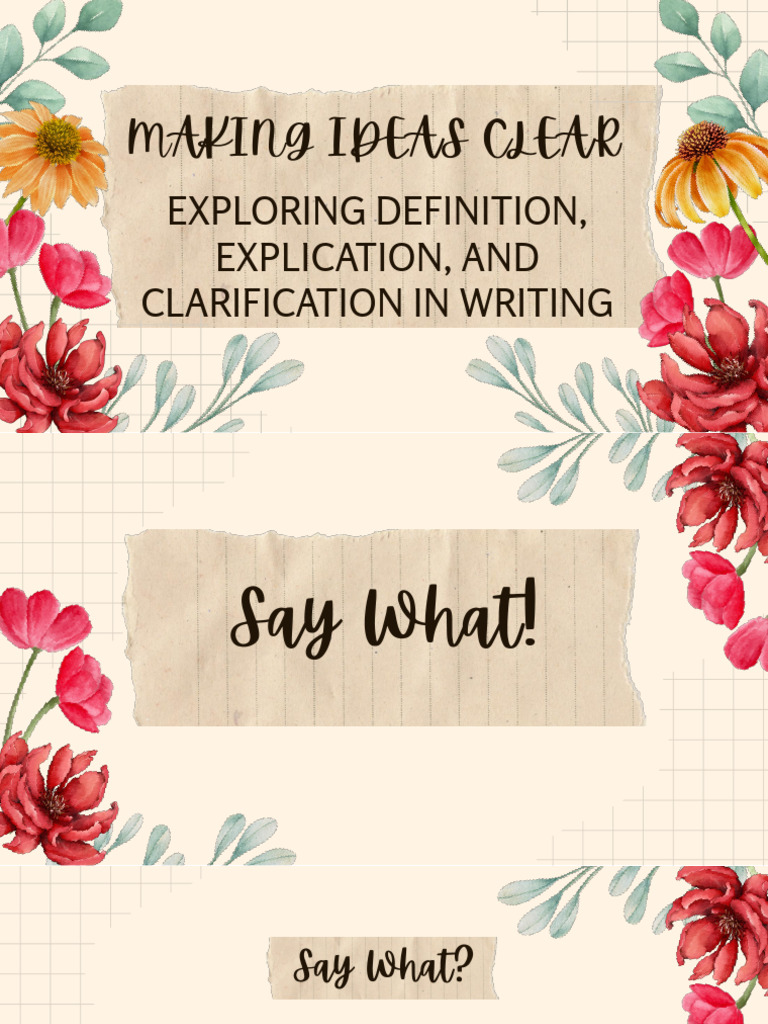 Elucidation Definition Explication Clarification | PDF | Gravity | Earth