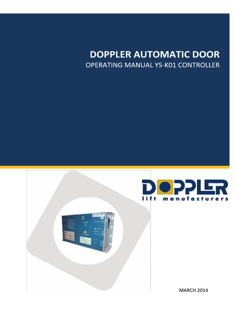 Doppler Door Safety and Maintenance Guide | PDF