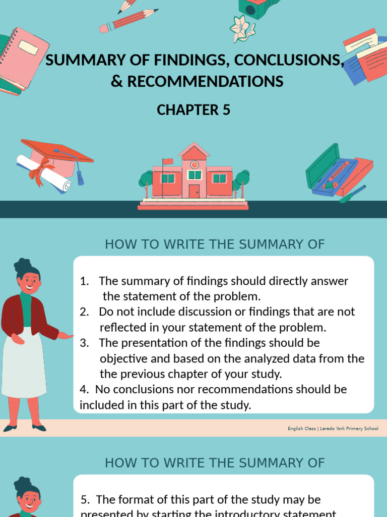 Summary of Findings and Recommendations | PDF | Human Communication ...