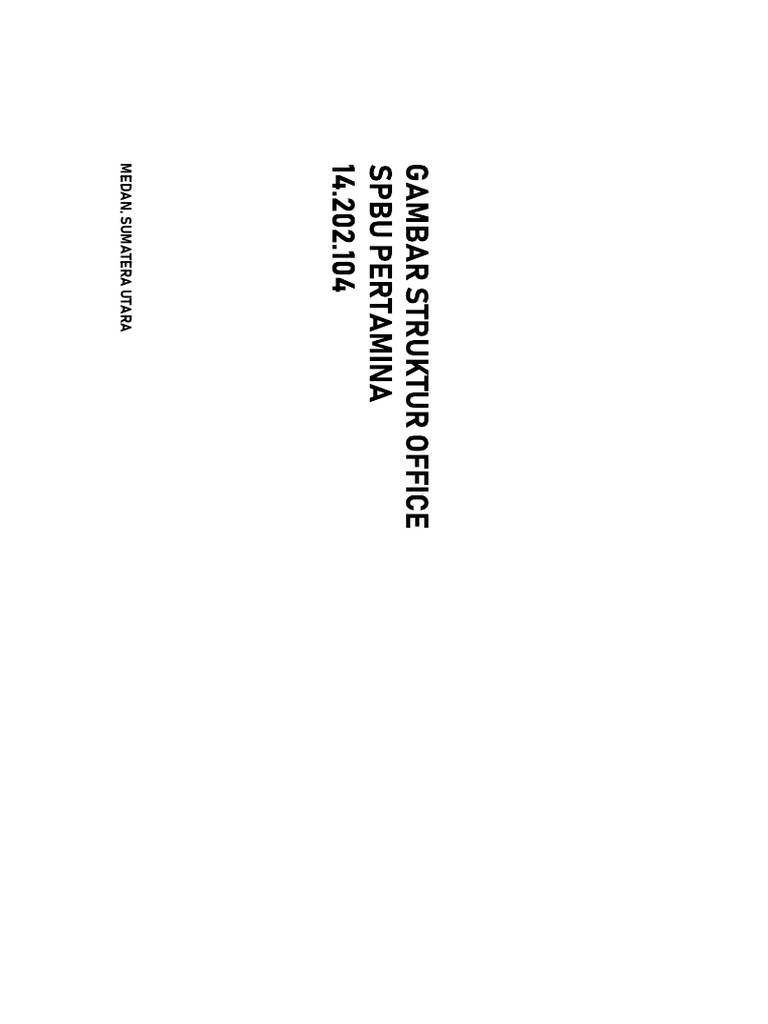Gambar Struktur Spbu | PDF