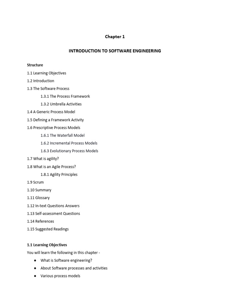 Unit 1 - Introduction to Software Engineering | PDF | Software Prototyping | Software ...