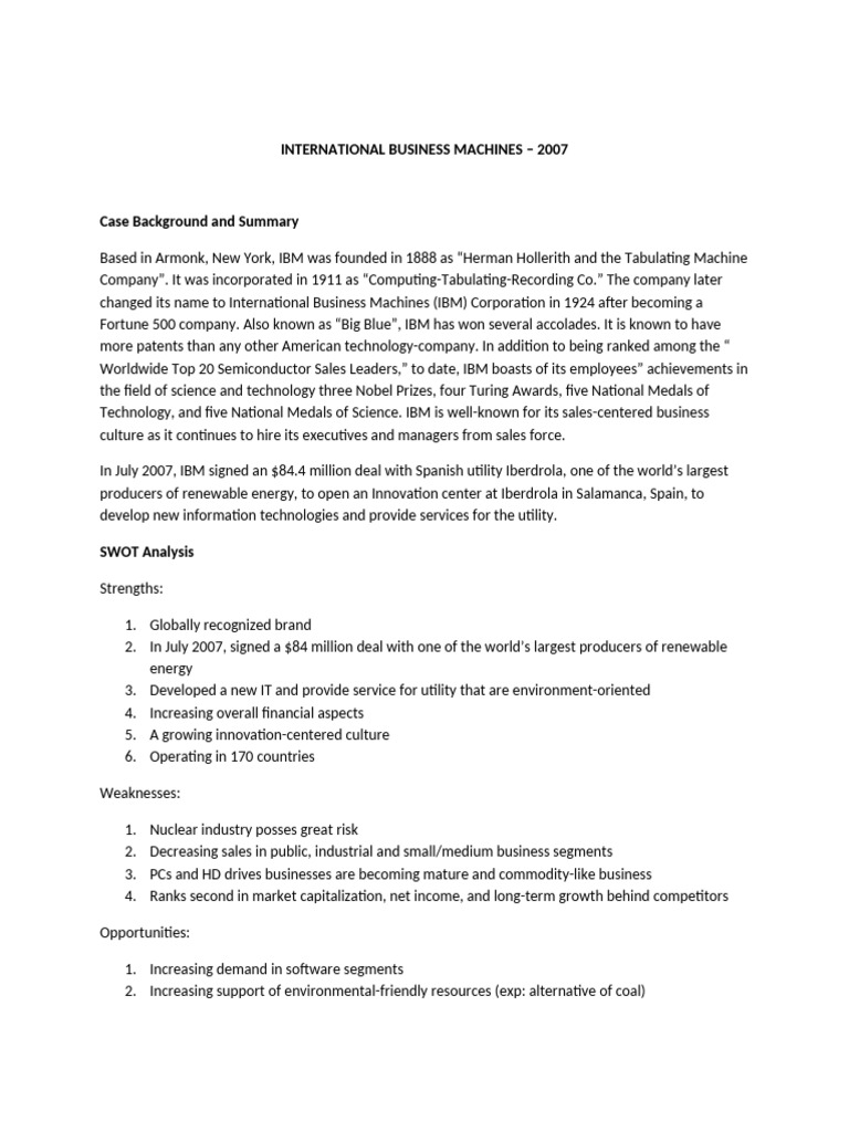 Contoh Format | PDF | Ibm | Economies