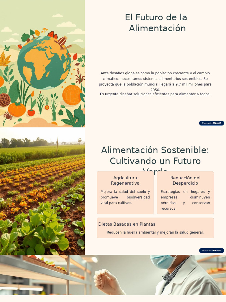 Futuro de la Alimentación Sostenible | PDF