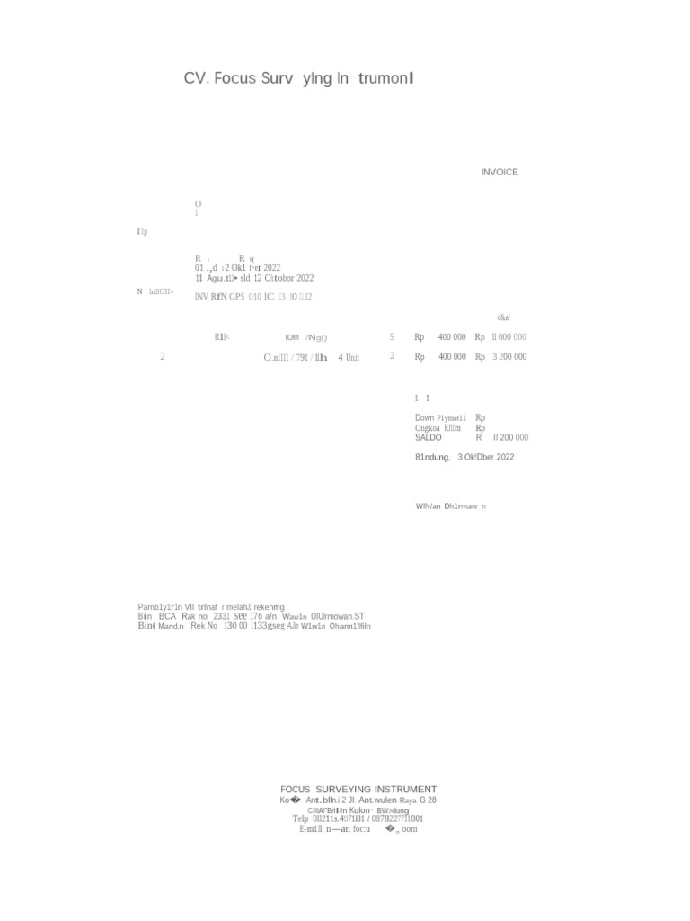 Invoice GPS 1 | PDF