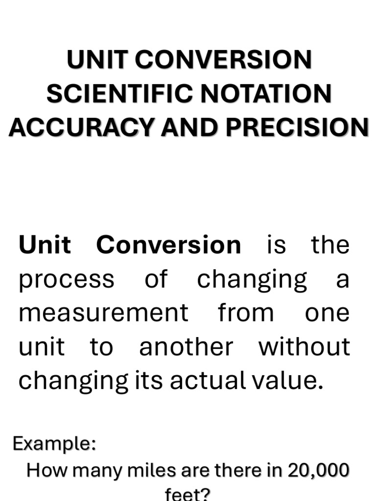Module 1 Unit Conversion and Measurements | PDF | Significant Figures | Multiplication