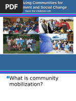 Community Mobilization Strategies Explained | PDF | Community | Empowerment