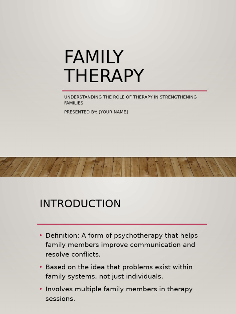 Introduction to Family Therapy | PDF | Family Therapy | Psychotherapy