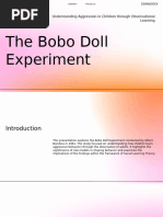 Bandura's Bobo Doll Experiment On Social Learning | PDF | Psychology ...
