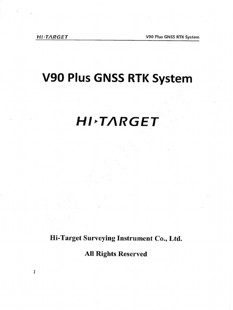DGPS V90 Plus Hi-Target Specification Sheet | PDF
