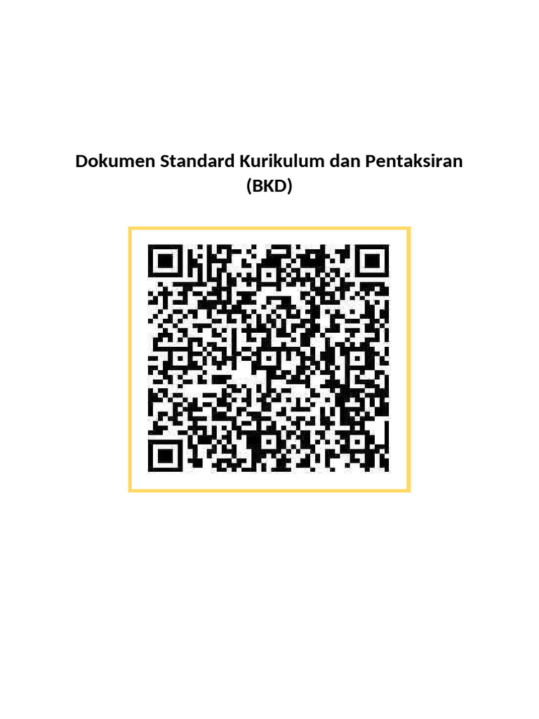 QR Code DSKP Dan RPT | PDF