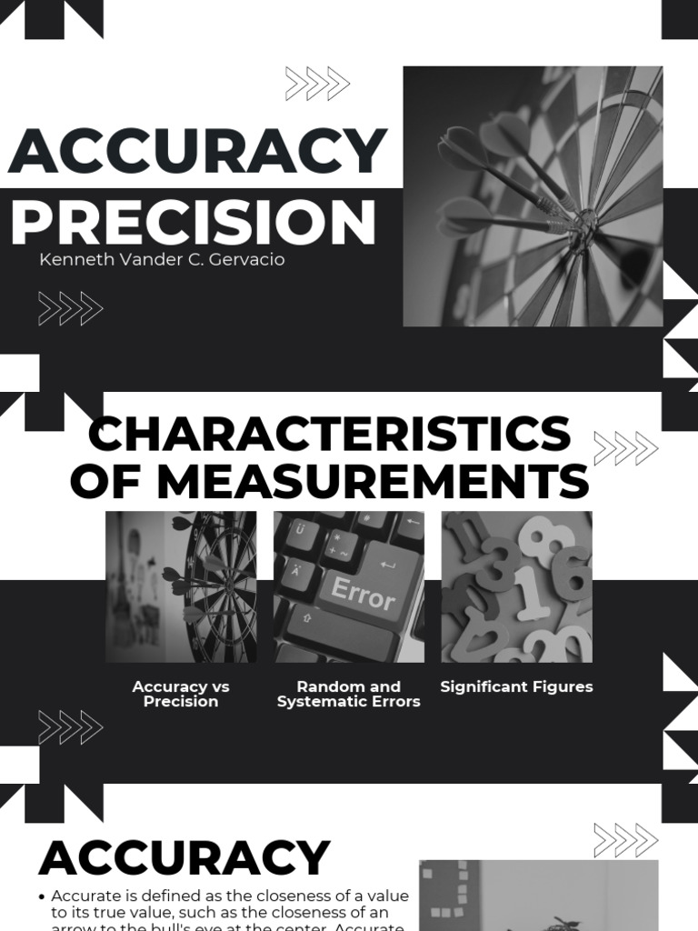 Understanding Accuracy and Precision | PDF | Accuracy And Precision ...