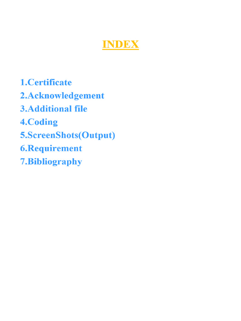 Computer Class 12 Python Project | PDF