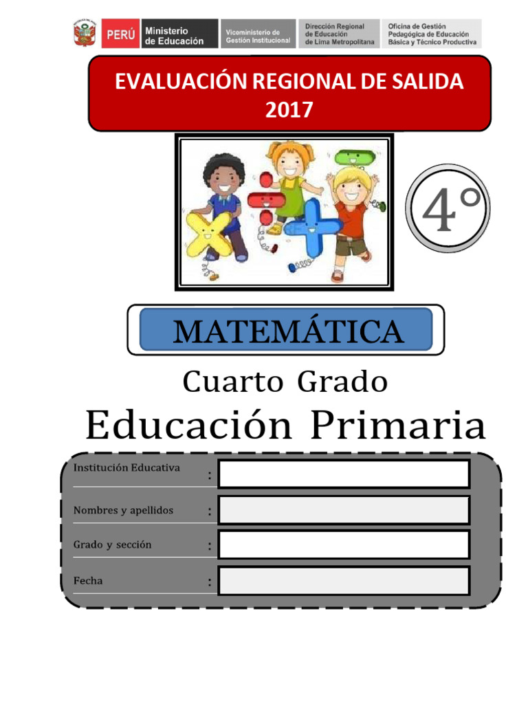 Compendio Ece 4 Grado 2025 | PDF