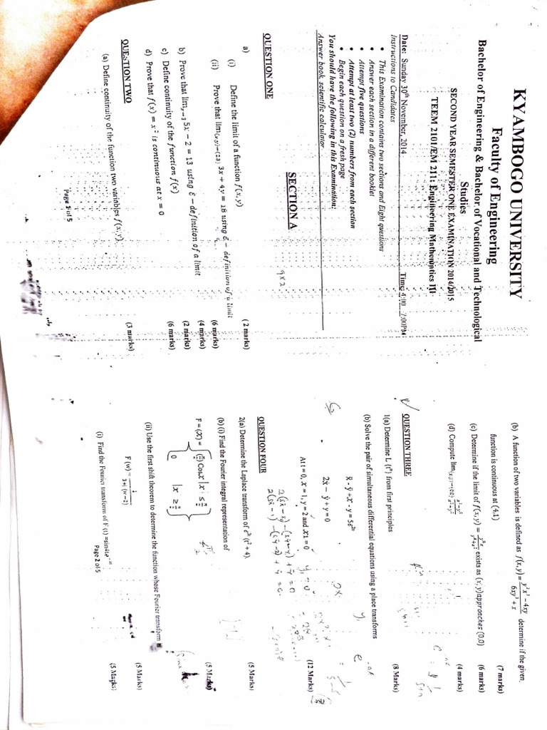 Pastpapers Yr2 III | PDF