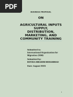 Agribusiness Project Proposal Template | PDF | Agriculture ...