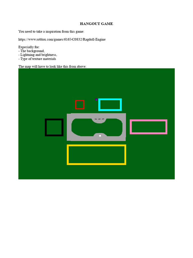 Designing a Roblox Hangout Game Map | PDF