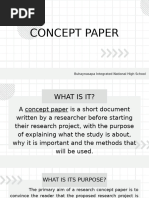 2.2 Parts of A Concept Paper | PDF