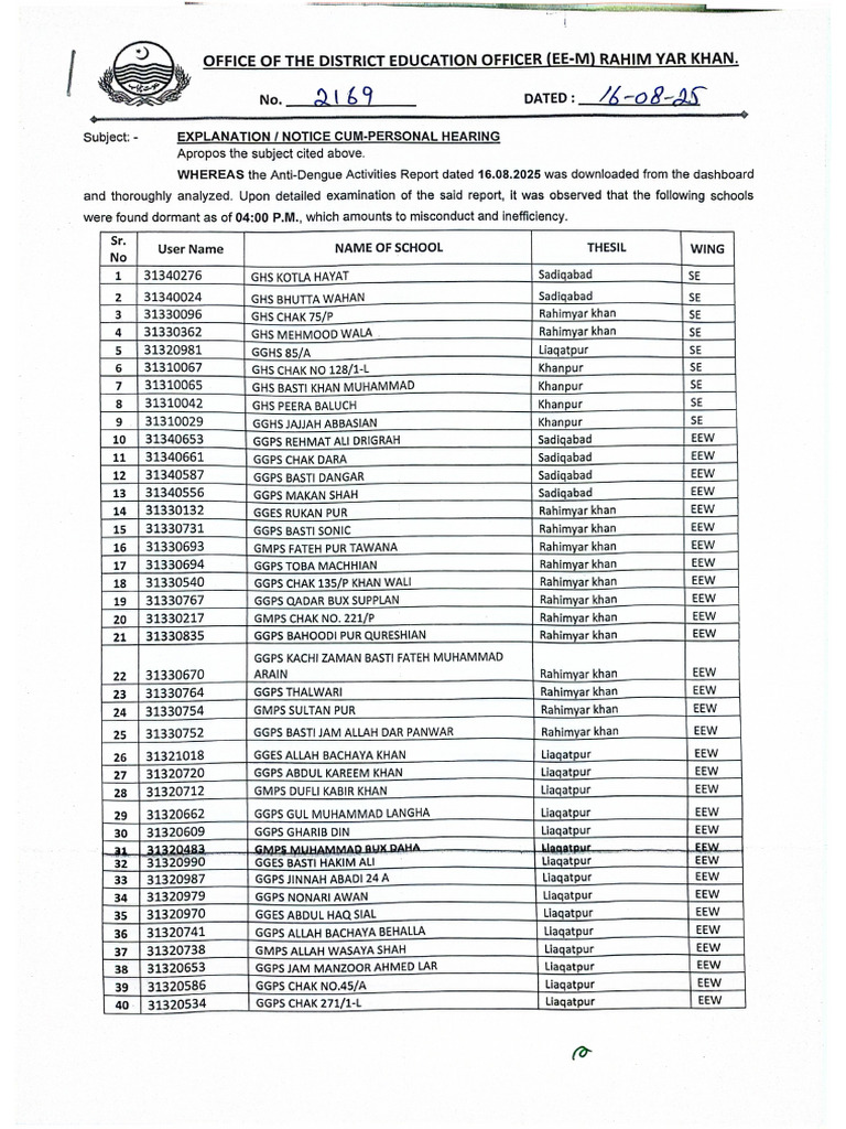 Dengue Explanation 16.8.25 | PDF