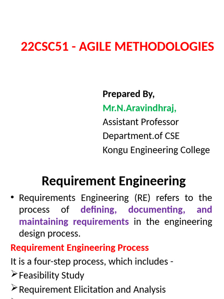Requirements Engineering | PDF | Computing | Systems Engineering