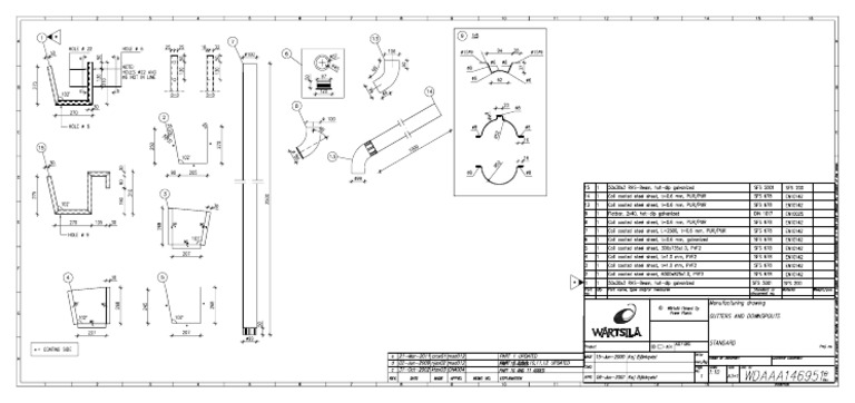 Wdaaa146951 e Manufacturing Drawing | PDF