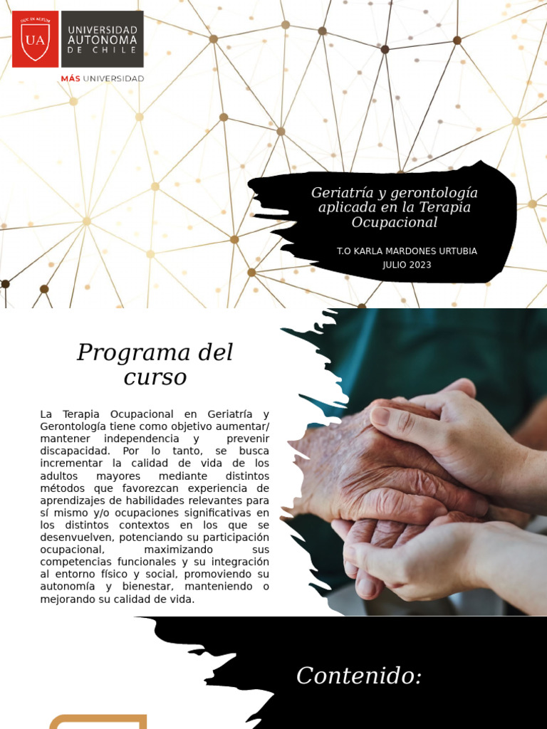 Clase 1, Teorias Del Envejecimiento | PDF | Gerontología | Vejez