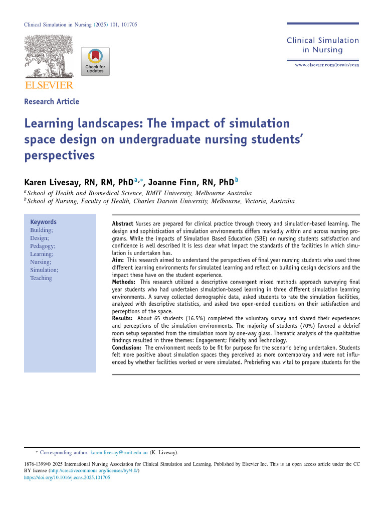 Learning Landscapes The Impact of Simulation Spac | PDF | Simulation ...