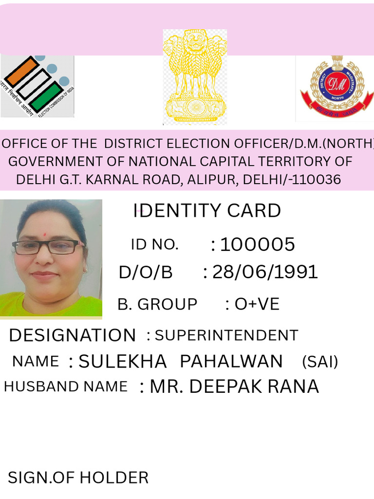 Identity Card | PDF
