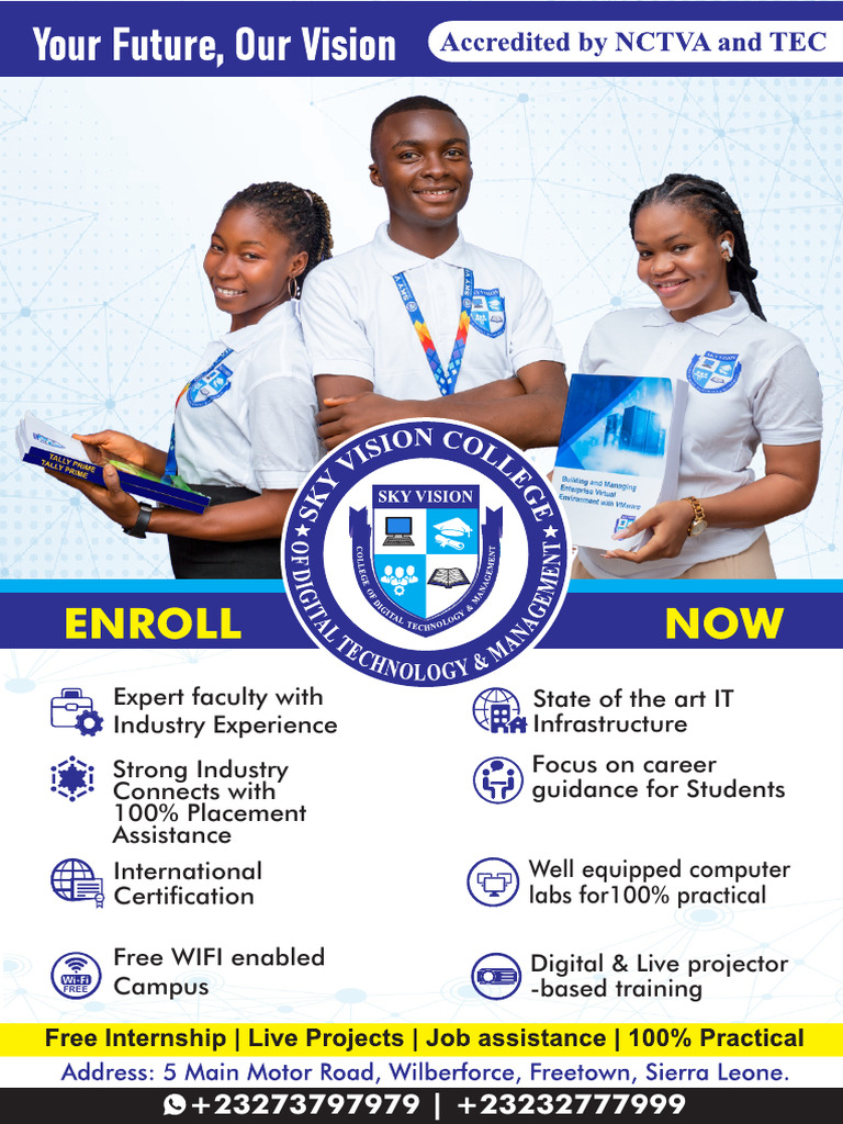 Sky Vision College - All Courses Flyer | PDF