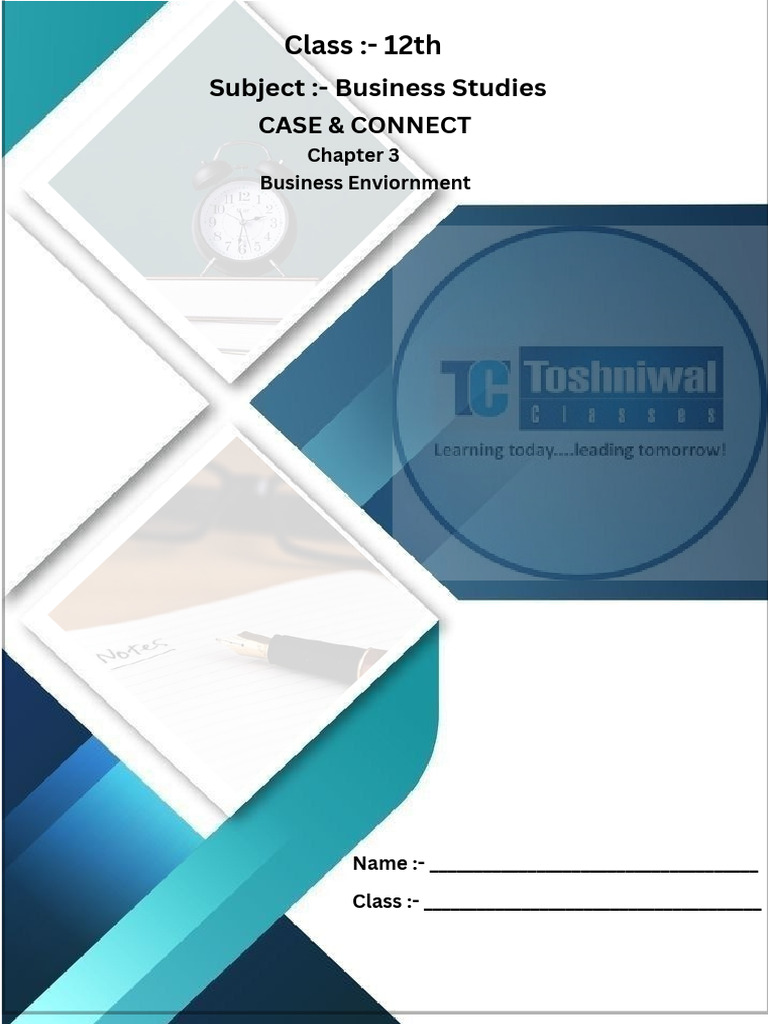 Business Environment Case Studies Guide | PDF | Electric Vehicle ...