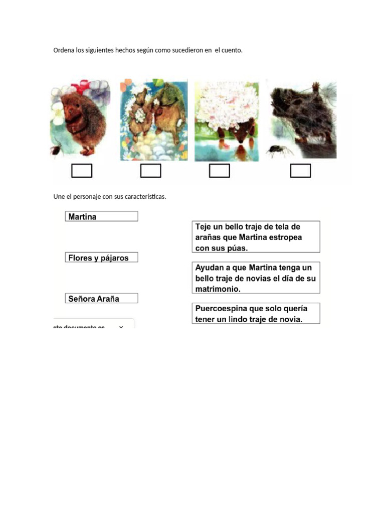 Cuento El Problema de Martina | PDF