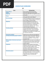 F-WIL Lesson Planning Template | PDF | Learning | Knowledge