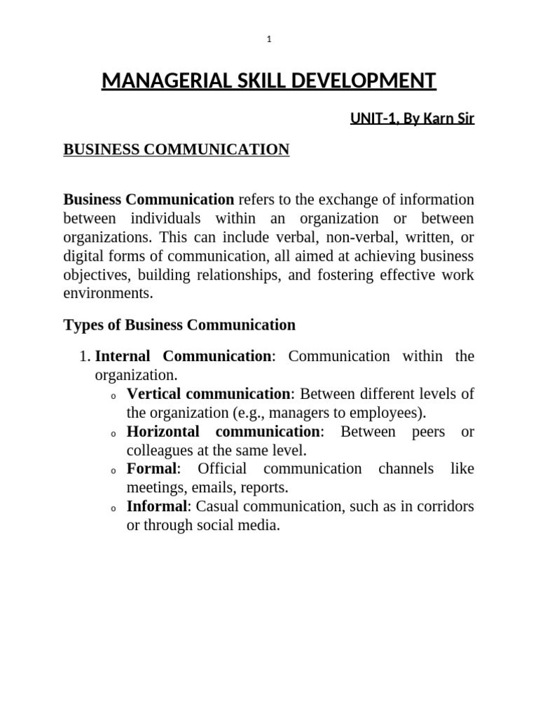 Business Communication Essentials Guide | PDF | Communication ...