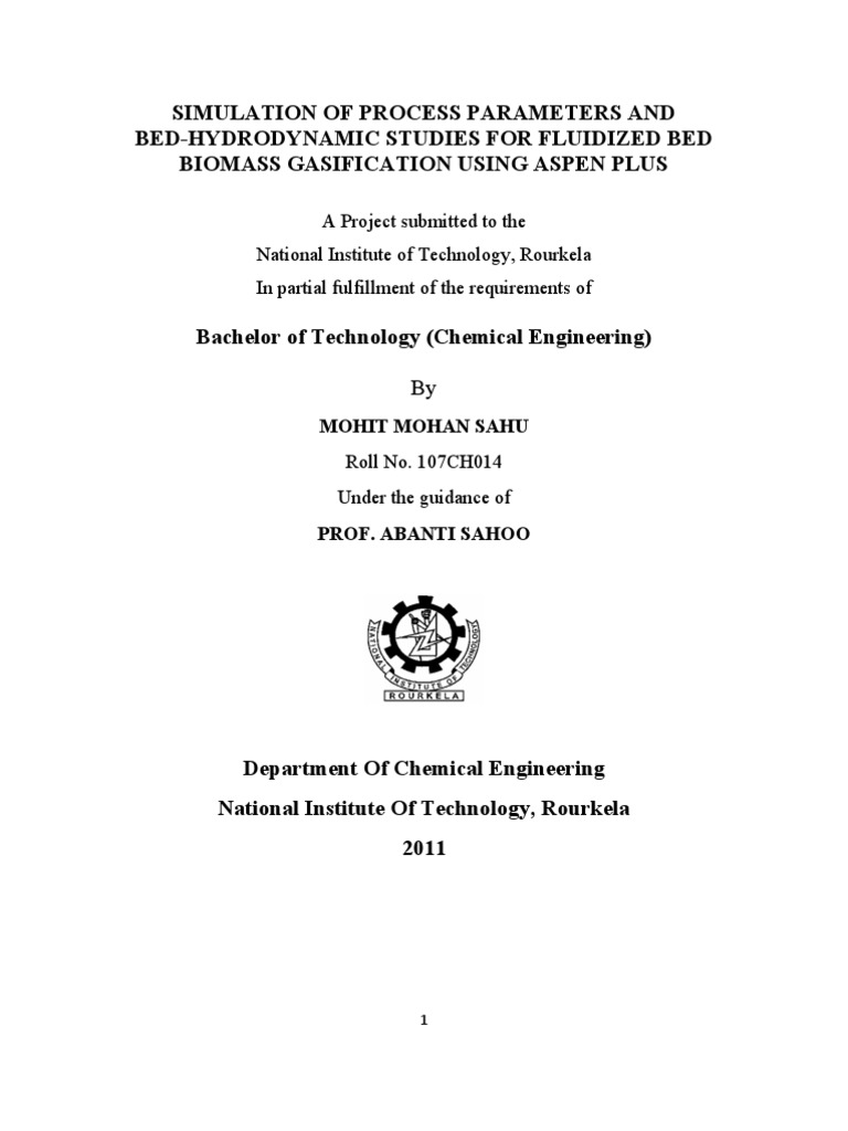 Final Project Thesis-9.5 | PDF | Gasification | Pyrolysis