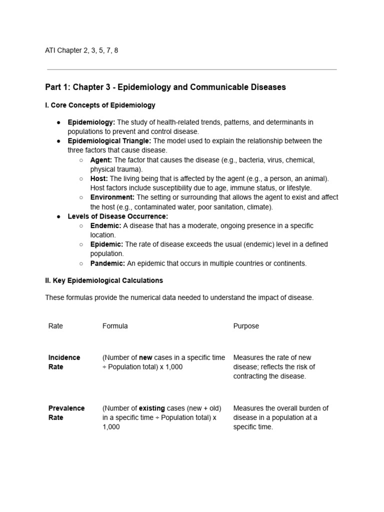 Pop Final ATI Chapter 2, 3, 5, 7, 8 | PDF | Nursing | Infection
