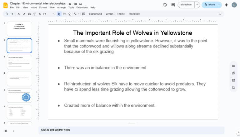 Chapter 1 Environmental Interrelationships - Google Slides | PDF ...