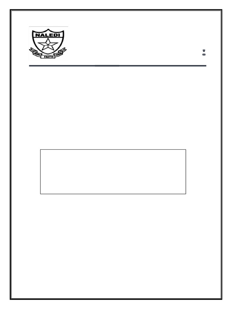 Economics Grade 10 June Examinination Paper One Question | PDF ...