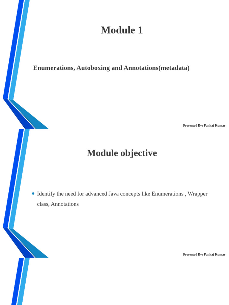 Module 1 Enumerations | PDF | Data Type | Computer Programming