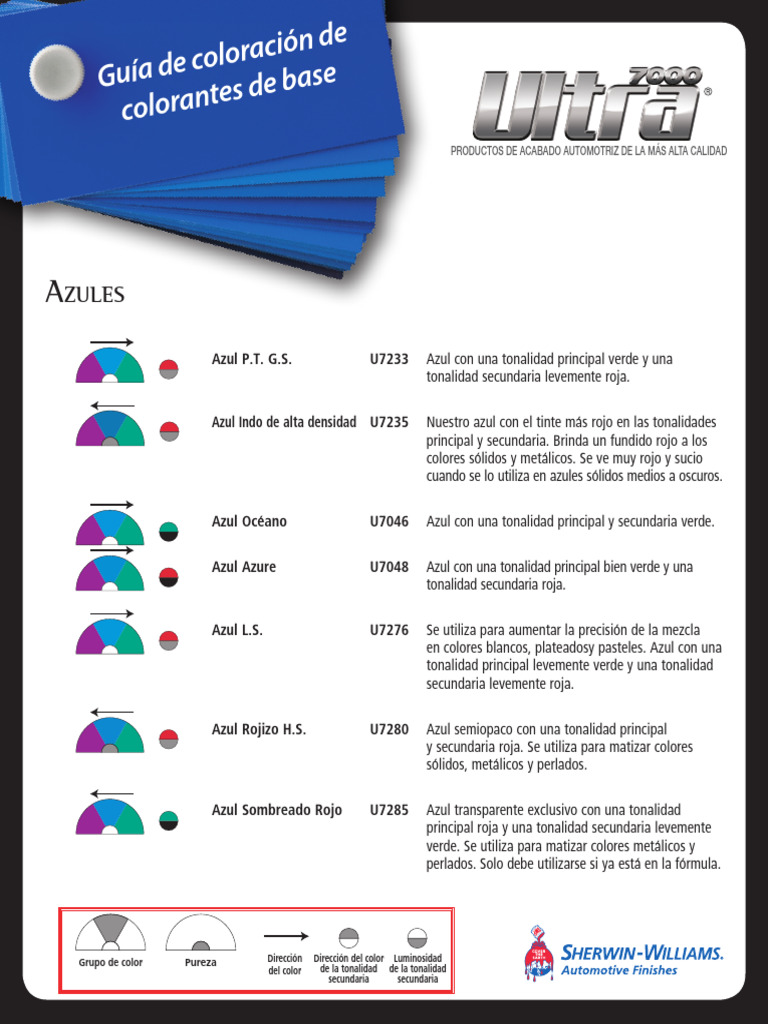 Ultra Solvent-Borne Basecoat System Tinting Guide SP | PDF | Matiz | Color