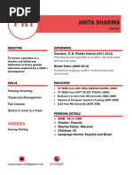 Sharda Resume 166 | PDF