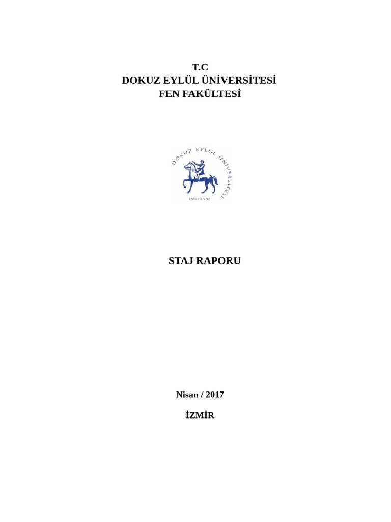 Staj Raporu Yazim Kurallari | PDF