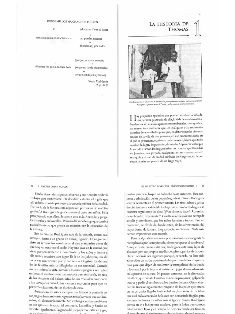 W.kohan El Maestro Inventor. 1-La Historia de Thomas (2) - 3-6 | PDF
