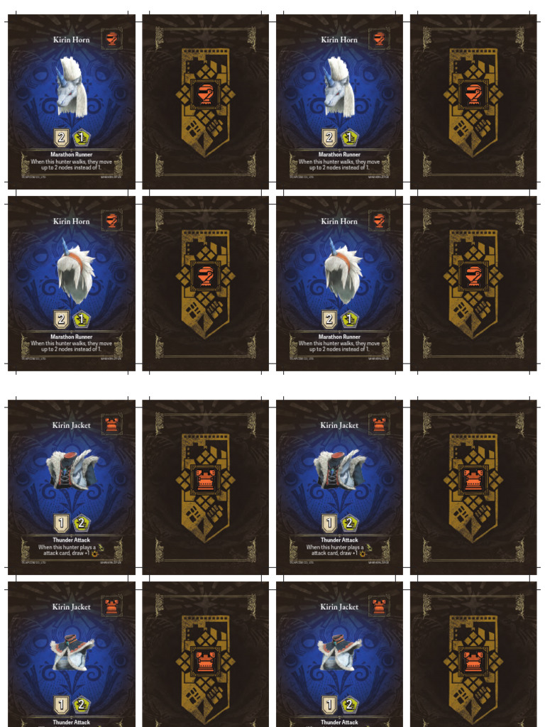 Kirin Set Bonuses and Abilities | PDF | Video Game Publishers | Capcom