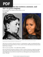 Michelle Obama's "Becoming" Overview | PDF | Michelle Obama
