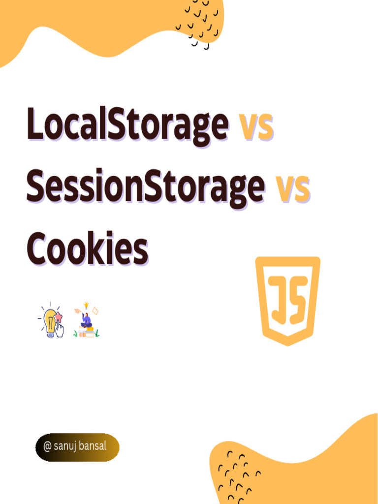 LocalStorage Vs SessionStorage Vs Cookies | PDF