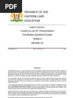 Lesson Plan Grade 12 Tourism | PDF | Lesson Plan | Master Card