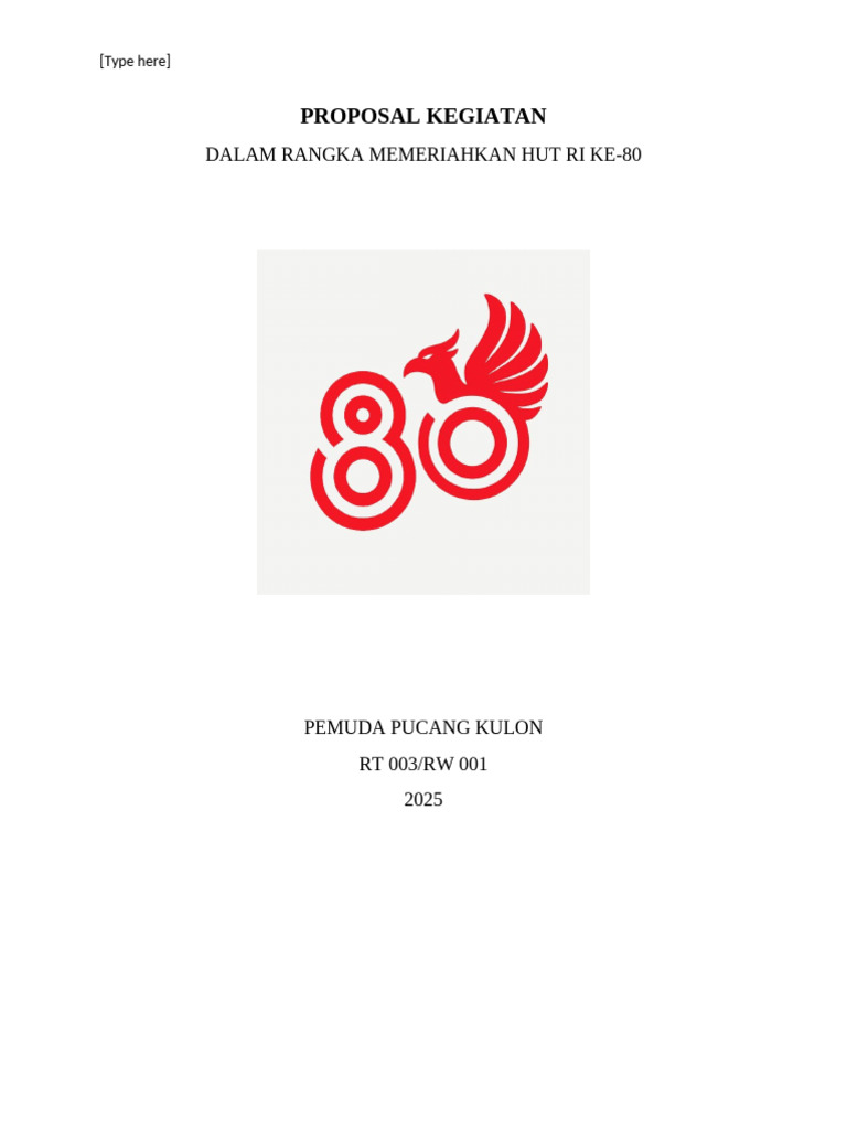 Proposal Kegiatan 17an | PDF