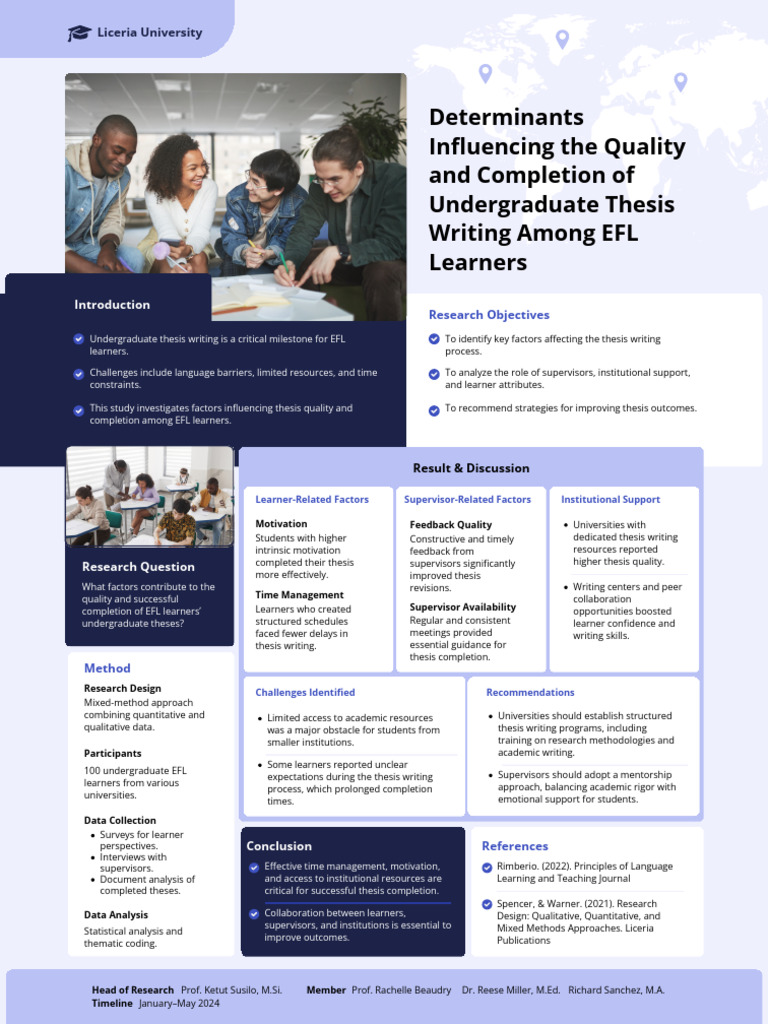 White and Blue Modern College Academic Research Poster PDF | PDF ...