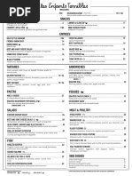 PGL Food Menu 2024-2025 Overview | PDF | Sausage | Salad