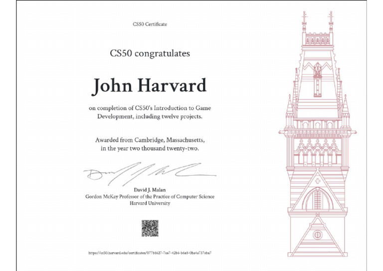 미국 하버드 대학교 (Harvard University) CS50's Introduction to Game Development ...